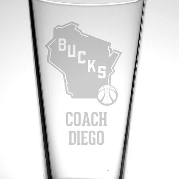 Milwaukee Bucks Glass - Etsy