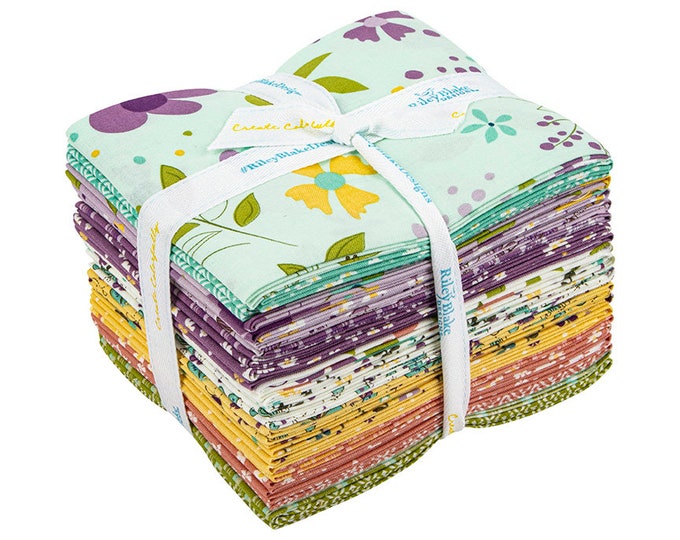 Hello Spring, Fat Quarter, 21 Piece Bundle, Spring Fabric, Precut ...