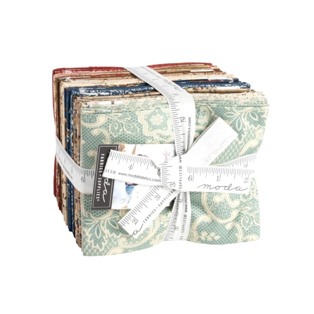 Lydia's Lace, Fat Quarter Bundle, 33 Pieces, 1840-1880, Betsy Chutchian ...