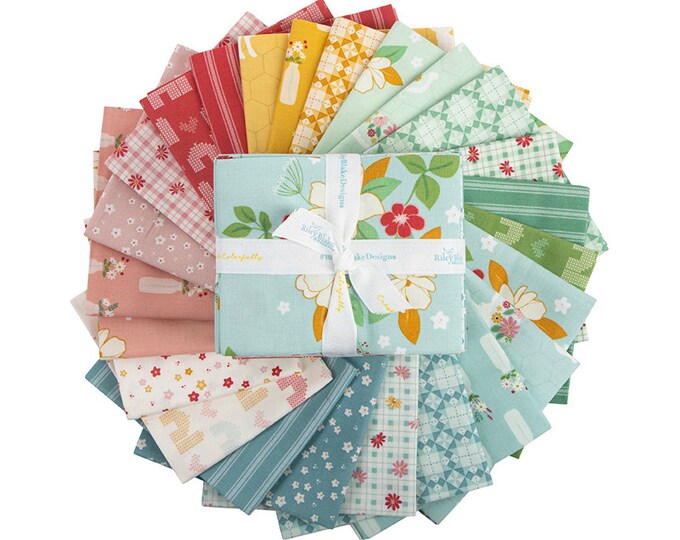Sweet Acres, Fat Quarter, 24 Piece Bundle, Precut Fabric, Beverly ...