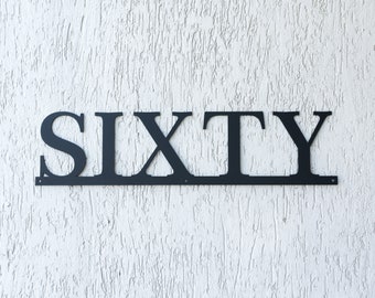 6 Inch Metal House Numbers and Letters, Modern House Numbers, Classic ...