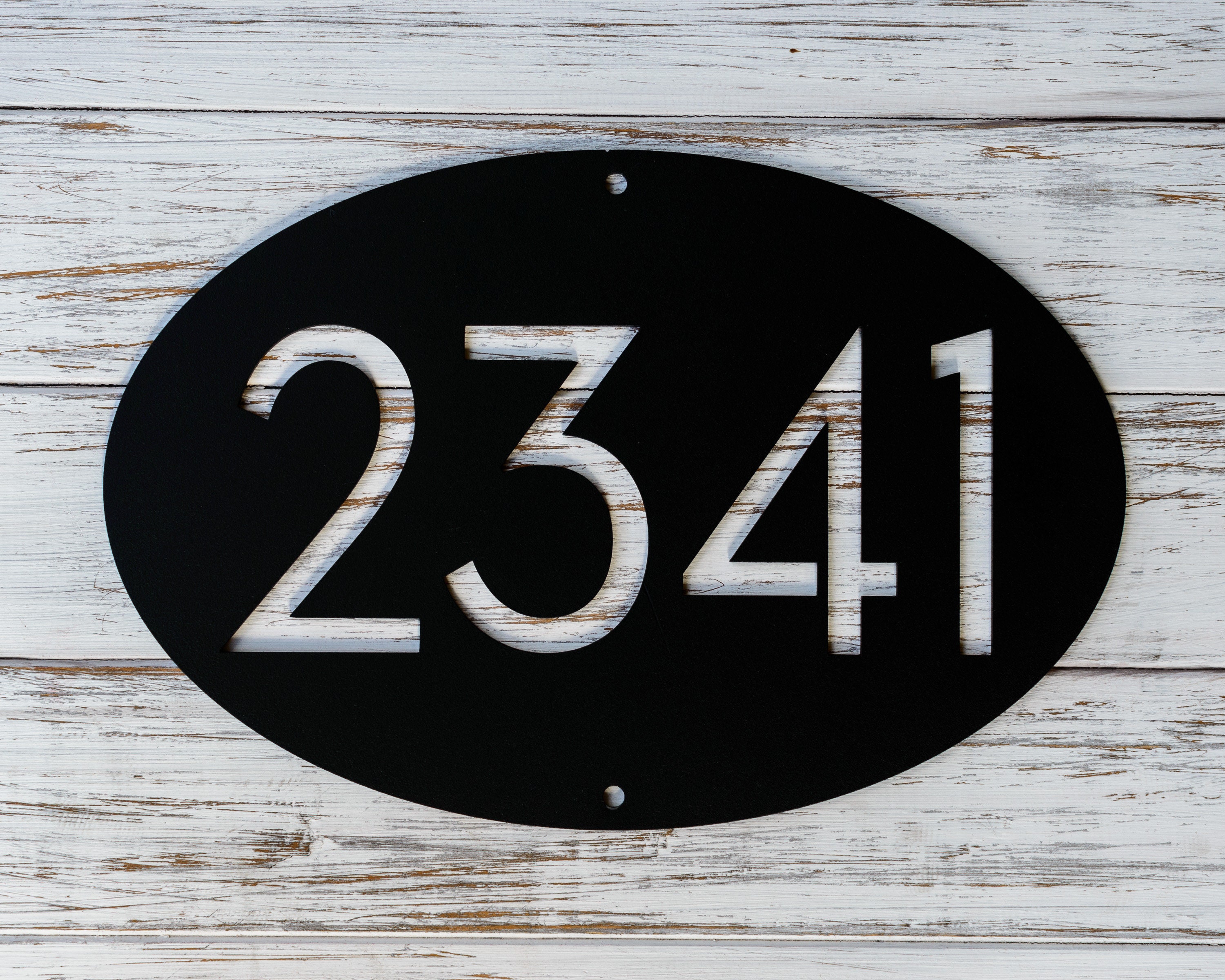 Metal Address Plaque Modern House Numbers House Number | Etsy