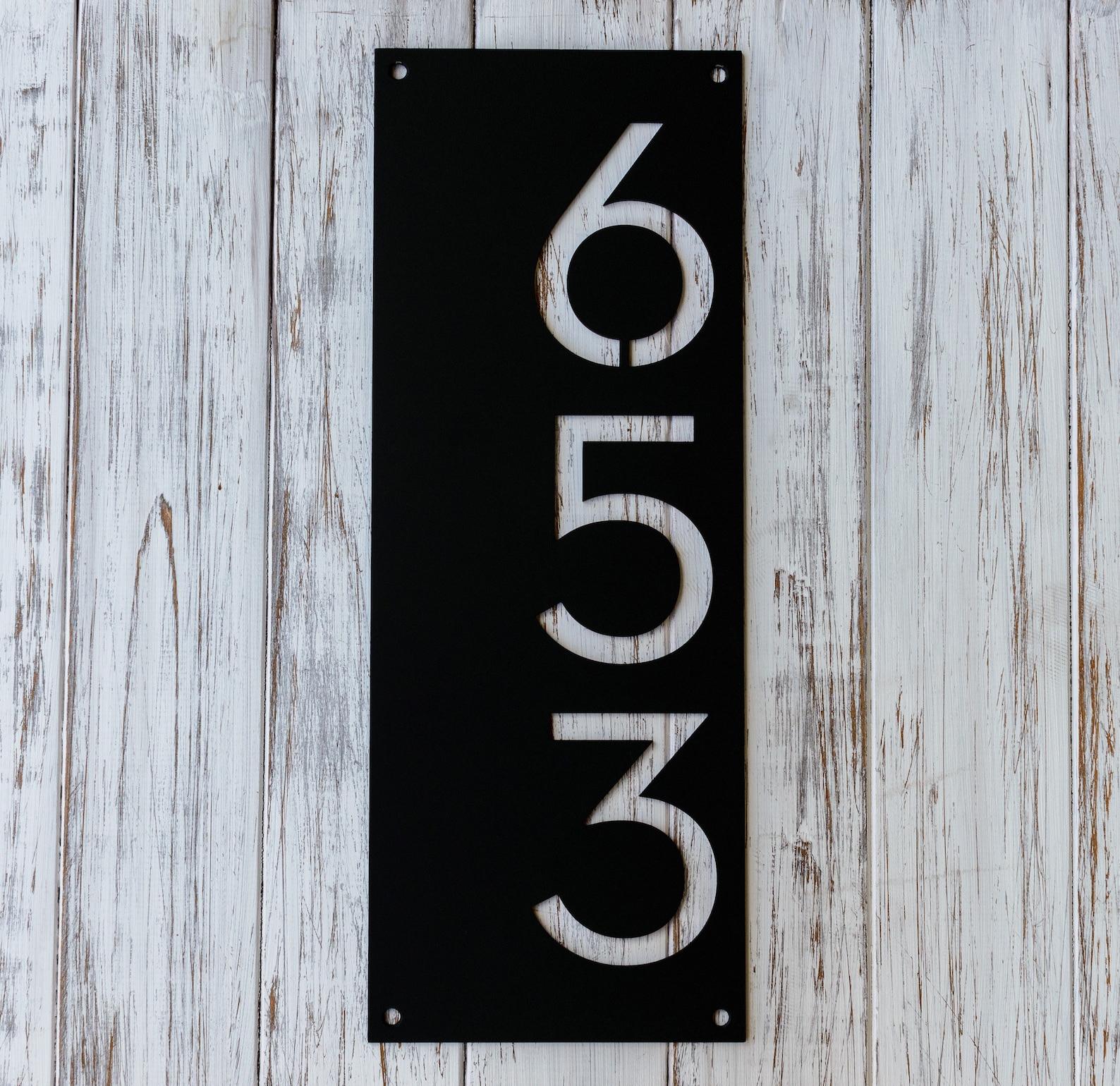 Modern House Numbers Metal Address Plaque House Number | Etsy