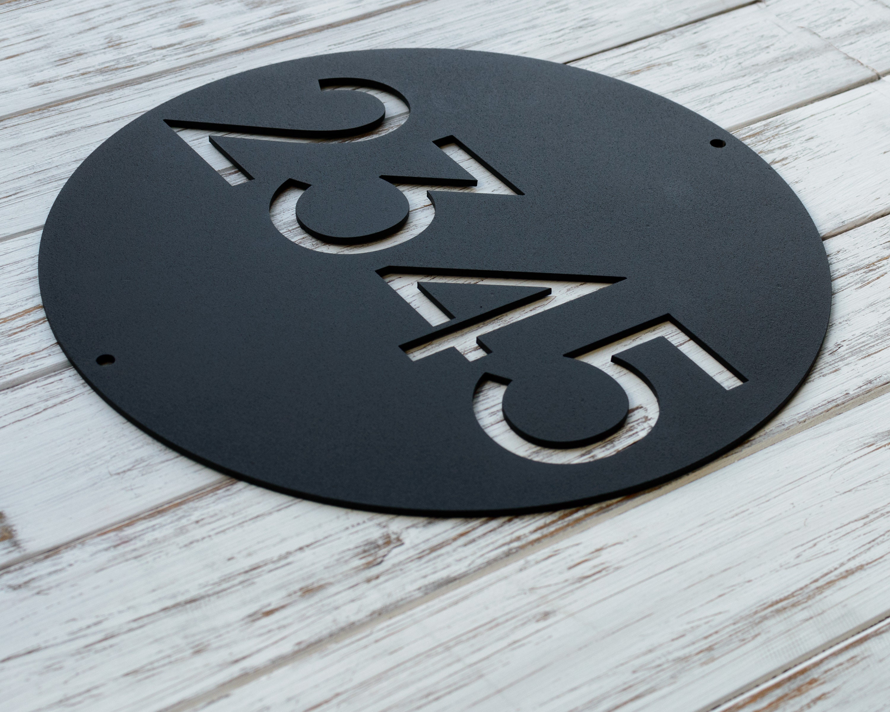 Metal Address Plaque Modern House Numbers House Number - Etsy