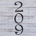 4 Inch Metal House Numbers and Letters, Modern House Numbers, Classic ...