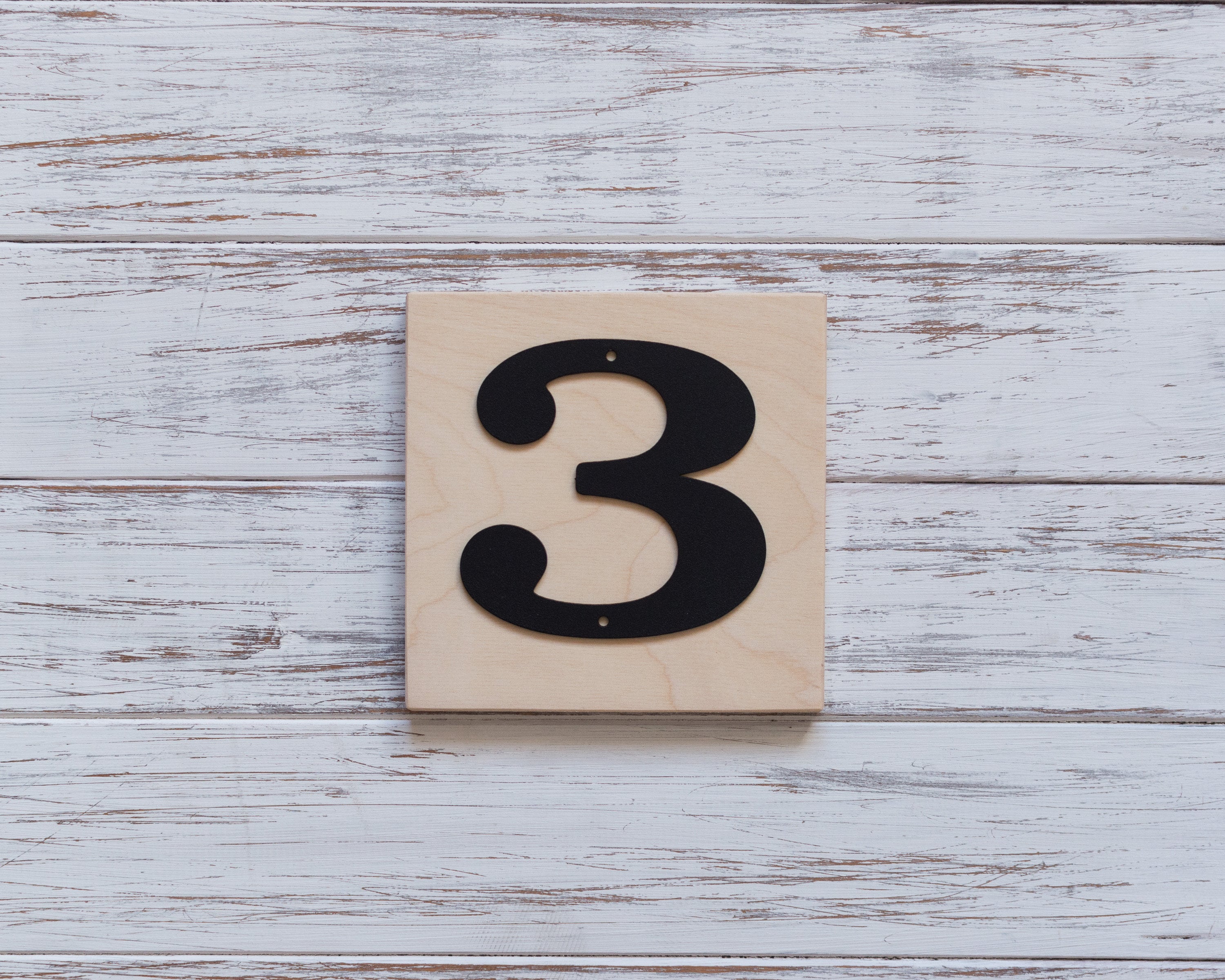 4 Inch Metal House Numbers and Letters Modern House Numbers | Etsy