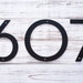 10 Inch Metal House Numbers and Letters Modern House Numbers - Etsy