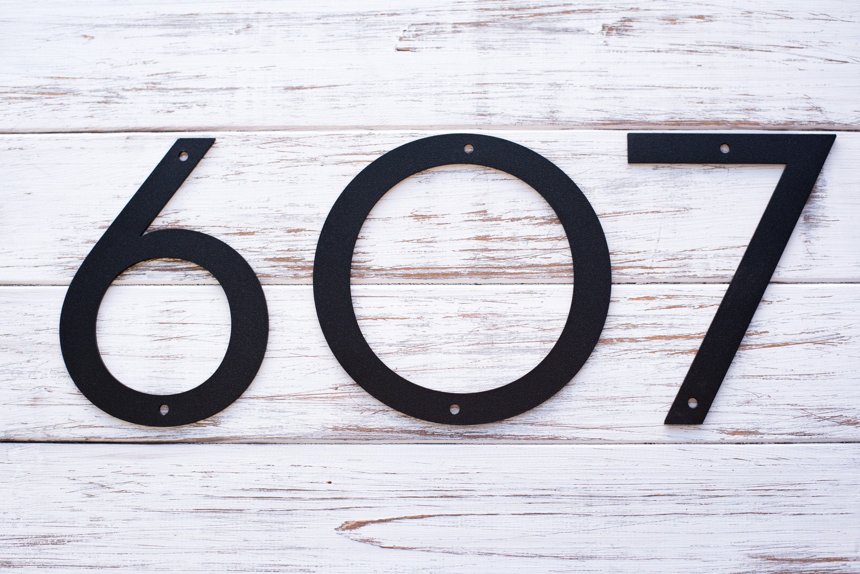 8 Inch Metal House Numbers and Letters Modern House Numbers | Etsy