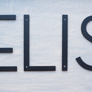 10 Inch Metal House Numbers and Letters, Modern House Numbers, Classic ...