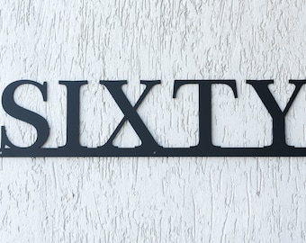 6 Inch Metal House Numbers and Letters, Modern House Numbers, Classic ...