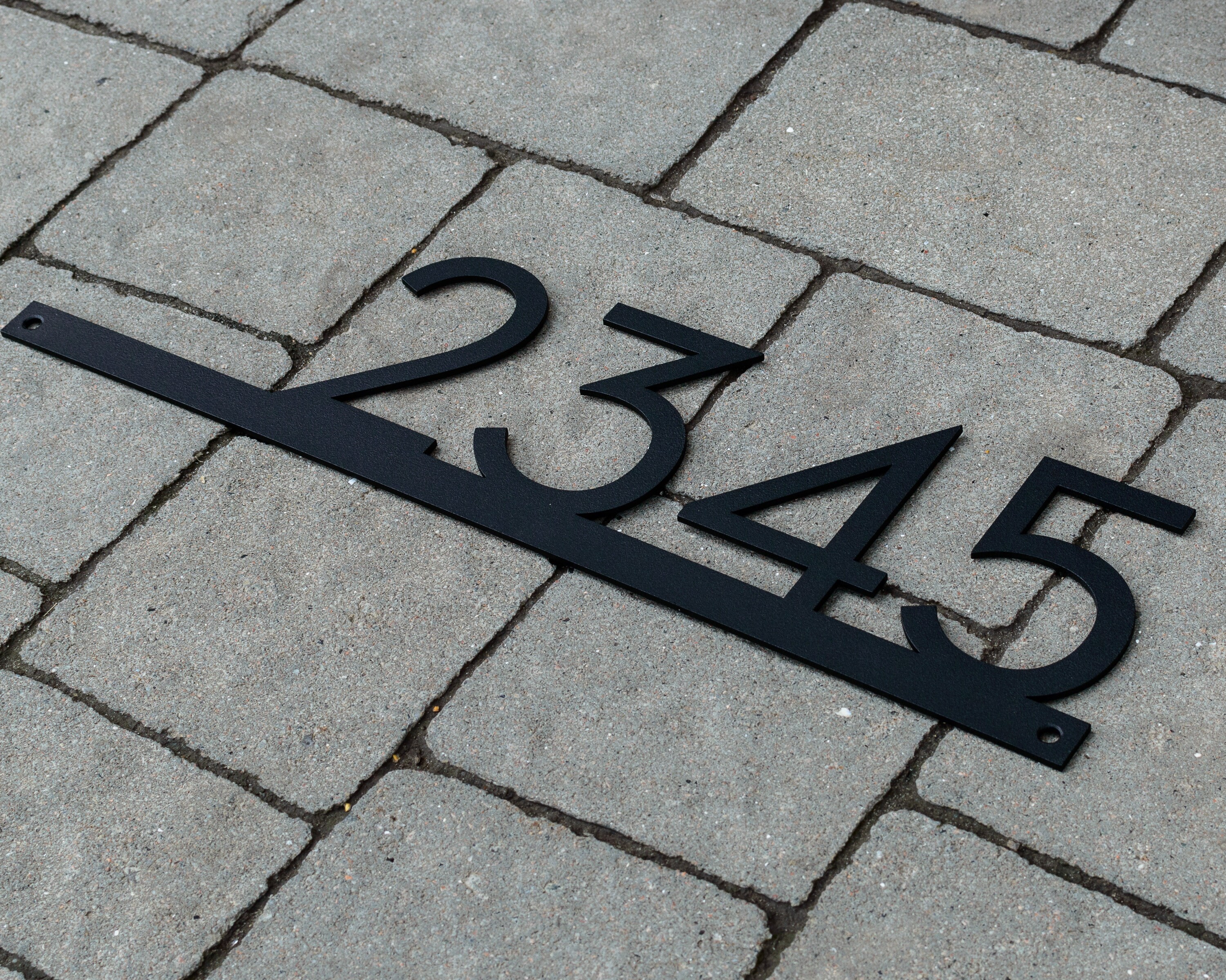 Metal Address Plaque Modern House Numbers House Number - Etsy