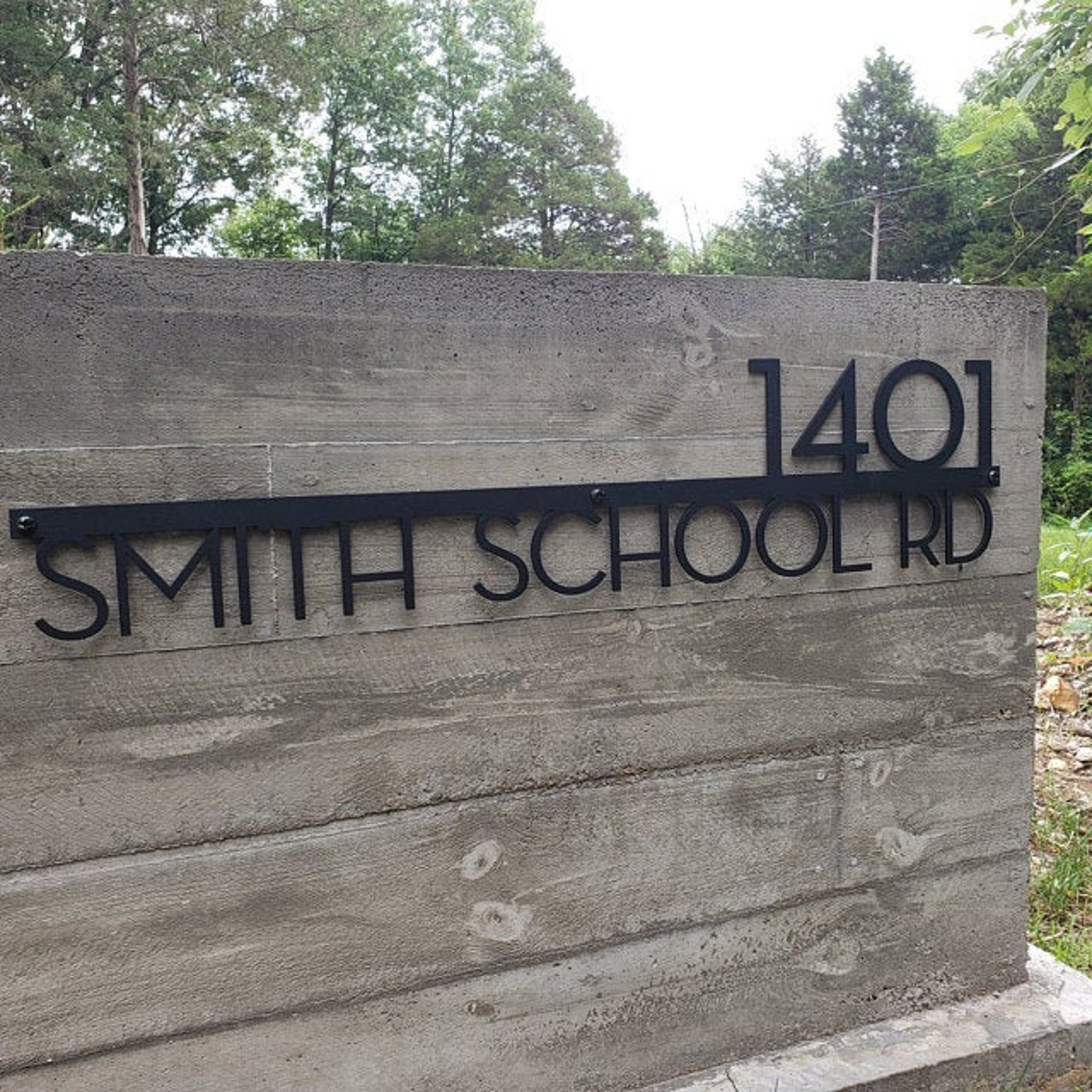 Large House Numbers House Number Address Sign Modern House | Etsy