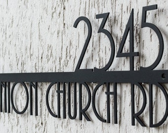 Metal Address Sign - Etsy