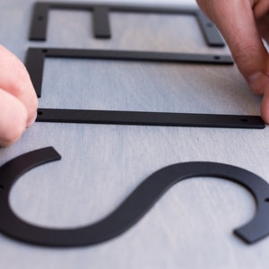 8 Inch Metal House Numbers and Letters, Modern House Numbers, Classic ...