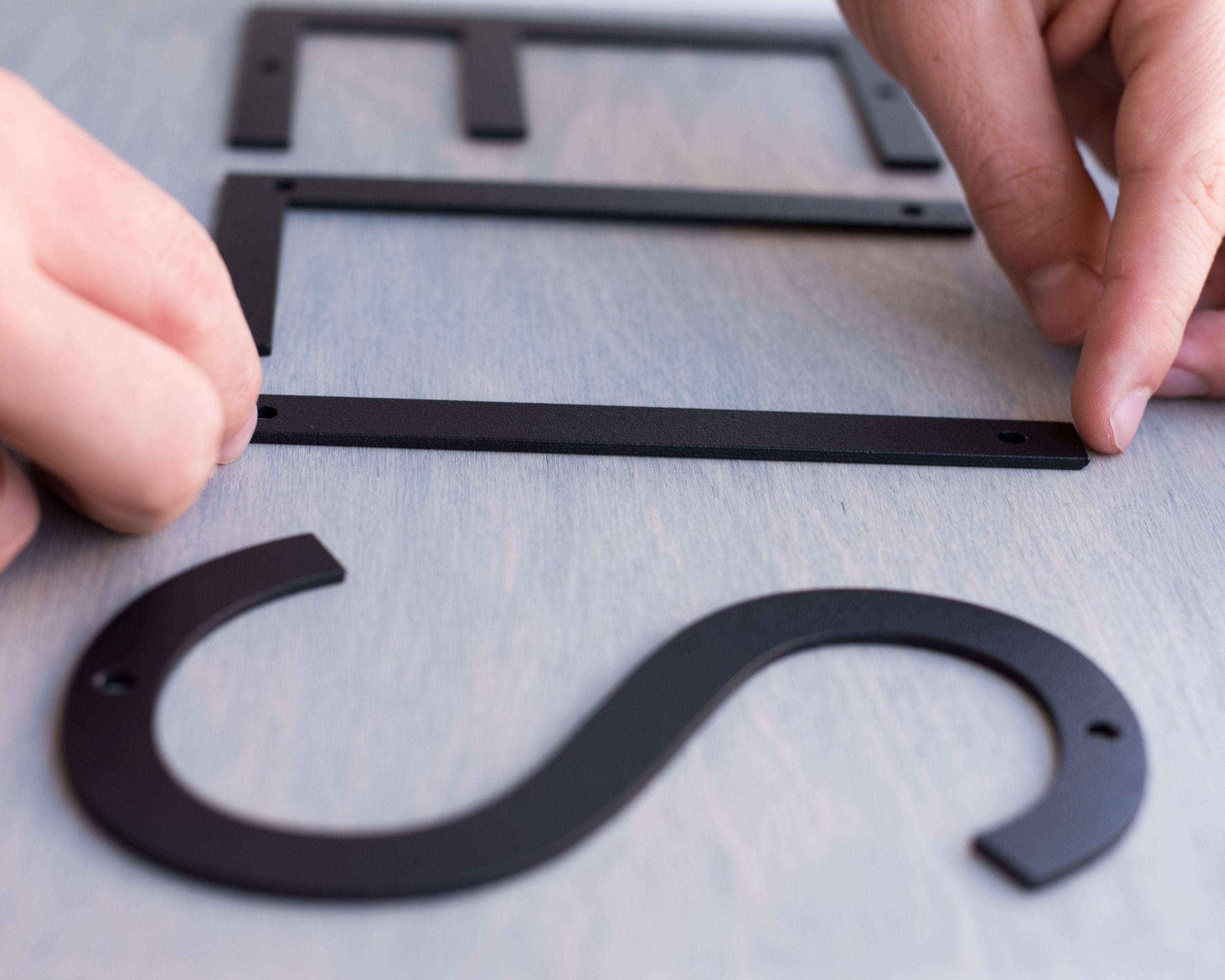 4 Inch Metal House Numbers and Letters Modern House Numbers - Etsy Canada