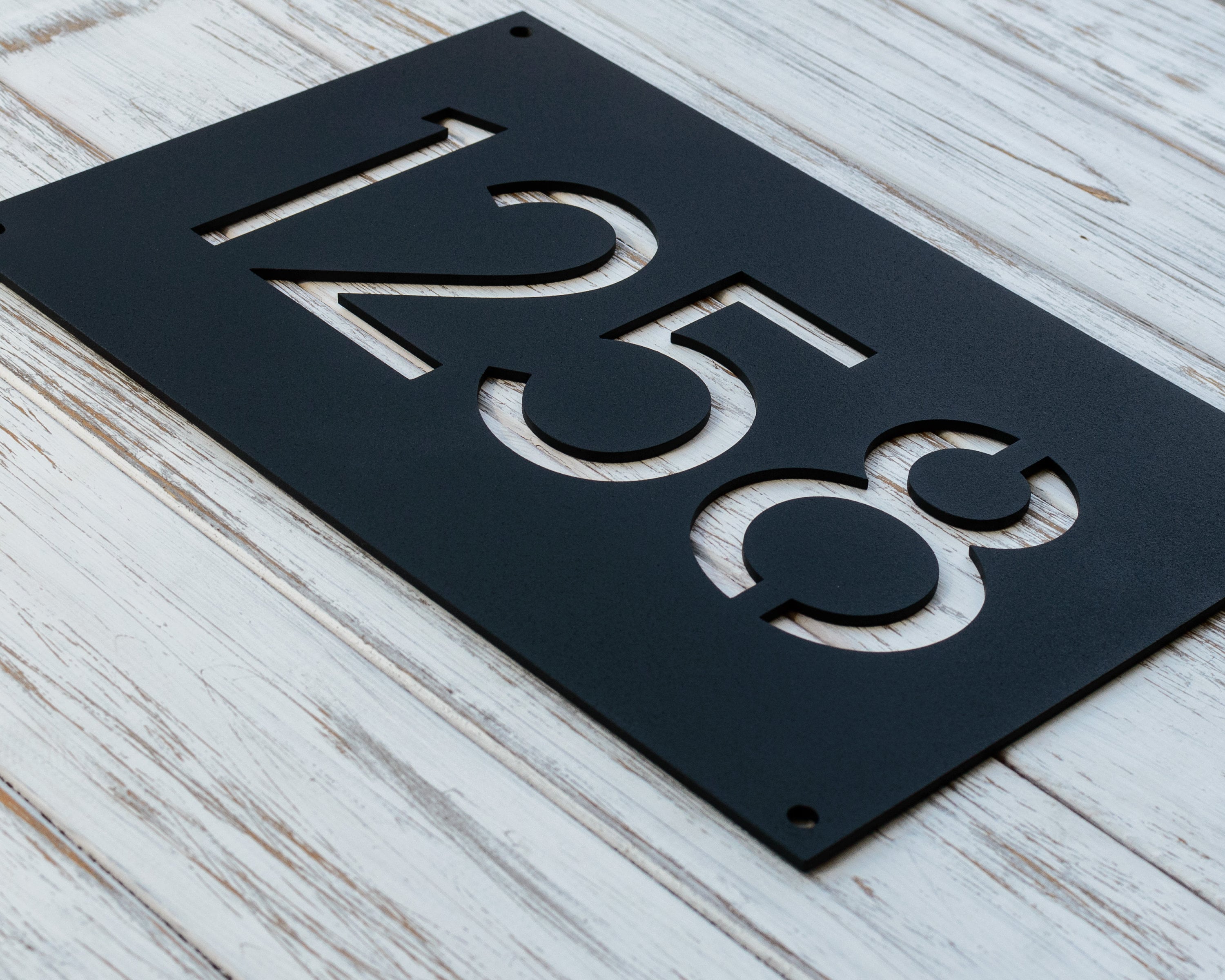 Metal Address Plaque Modern House Numbers House Number | Etsy