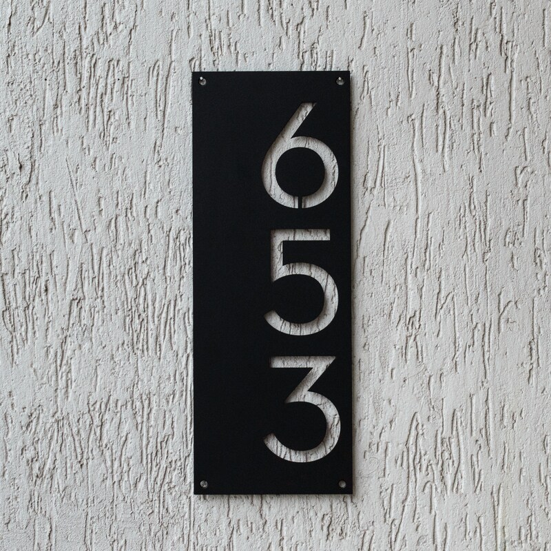 Modern House Numbers - Etsy