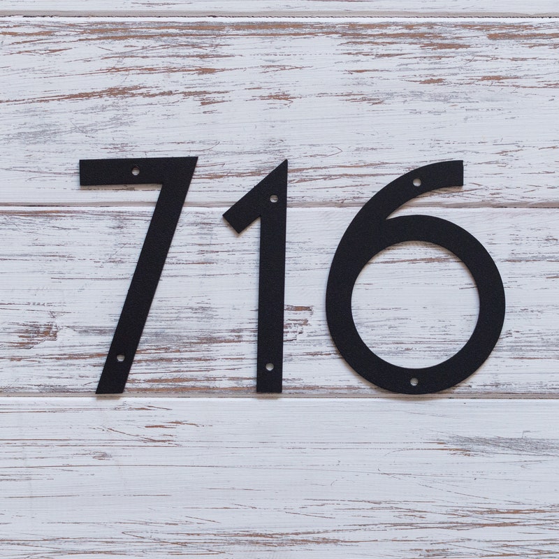 Metal House Numbers - Etsy