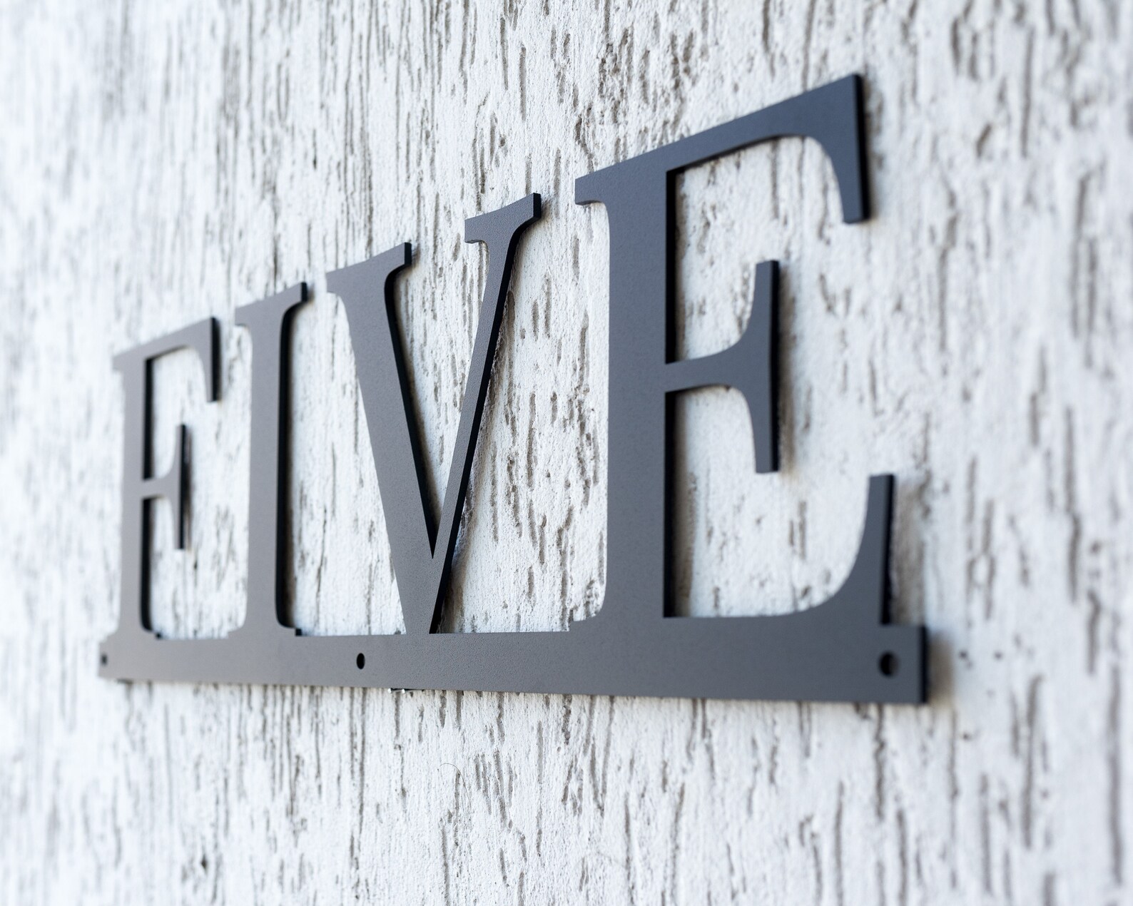 4 Inch Large House Number Modern Metal Lettersmetal Address - Etsy