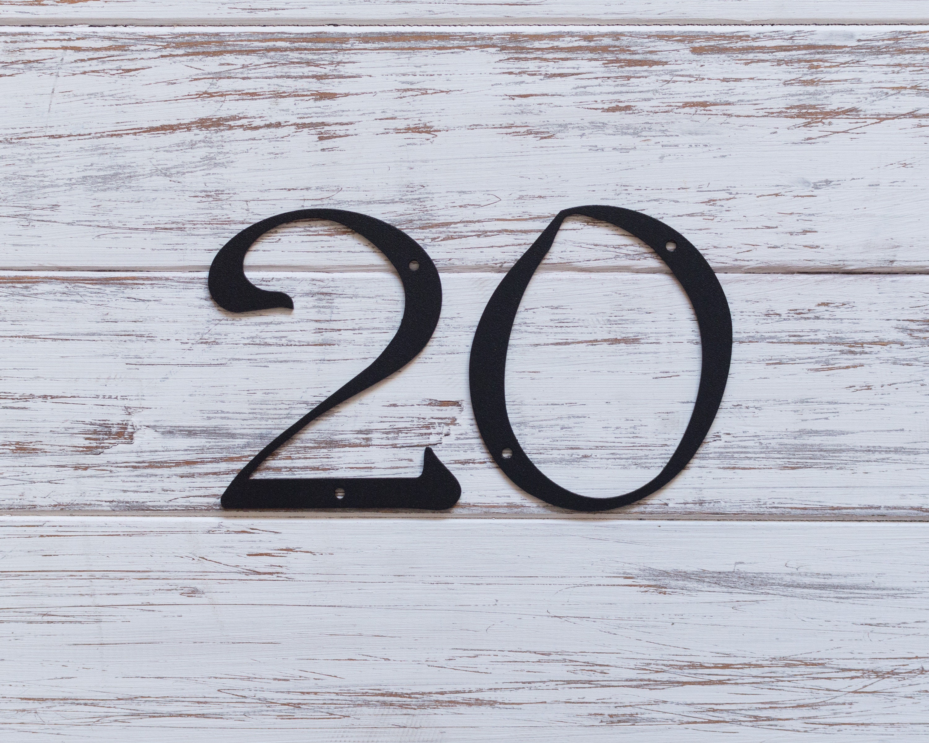 4 Inch Metal House Numbers and Letters Modern House Numbers | Etsy