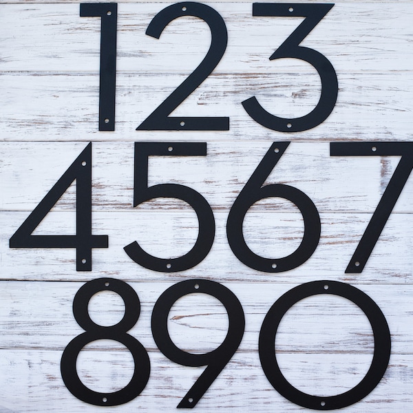 Classic House Number - Etsy