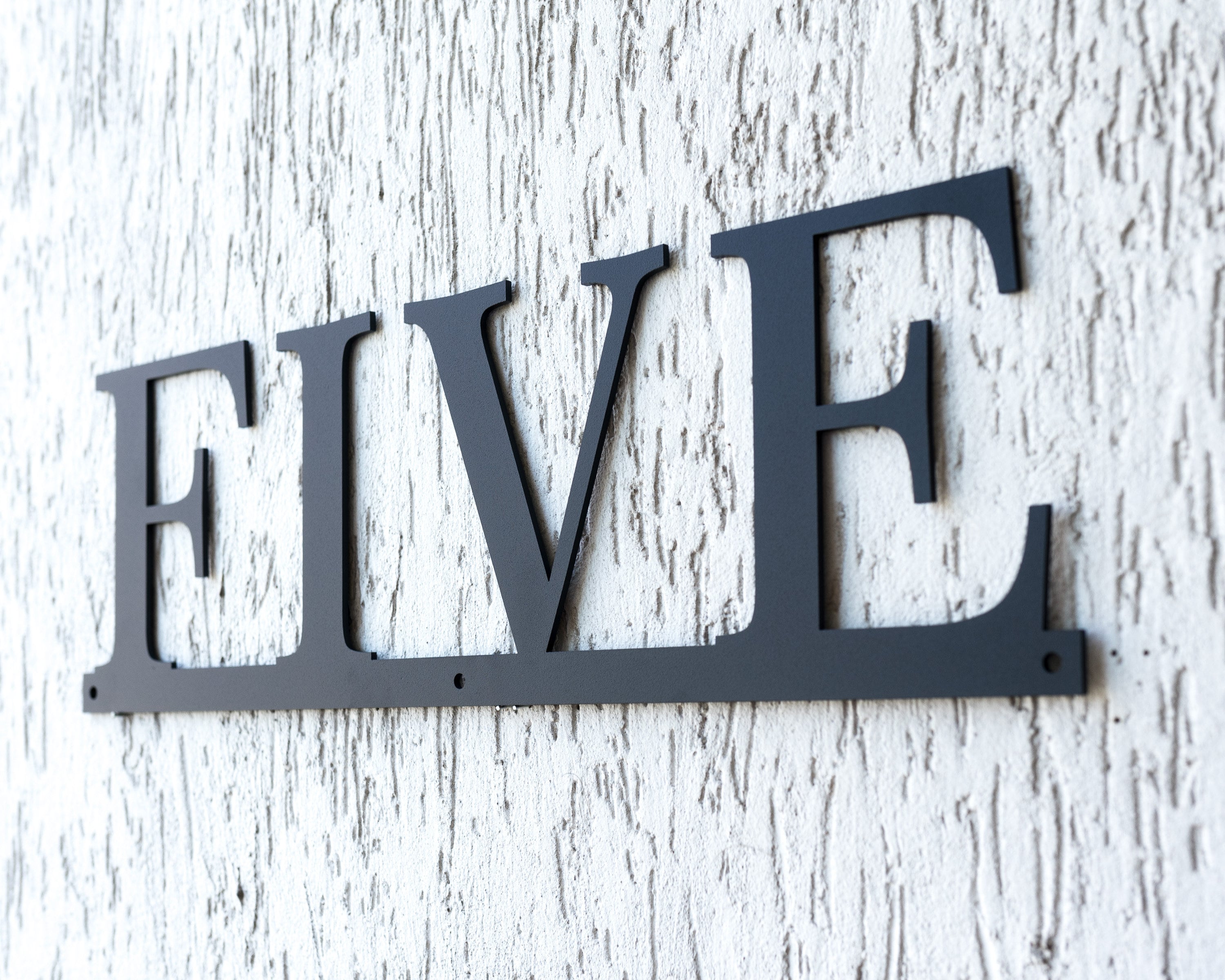 4 Inch Large House Number Modern Metal Lettersmetal Address - Etsy