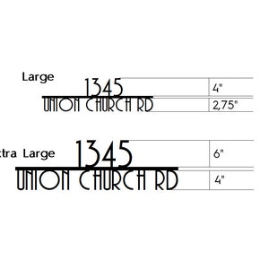 Extra Large House Number Plaque, Modern House Numbers, Metal Address ...