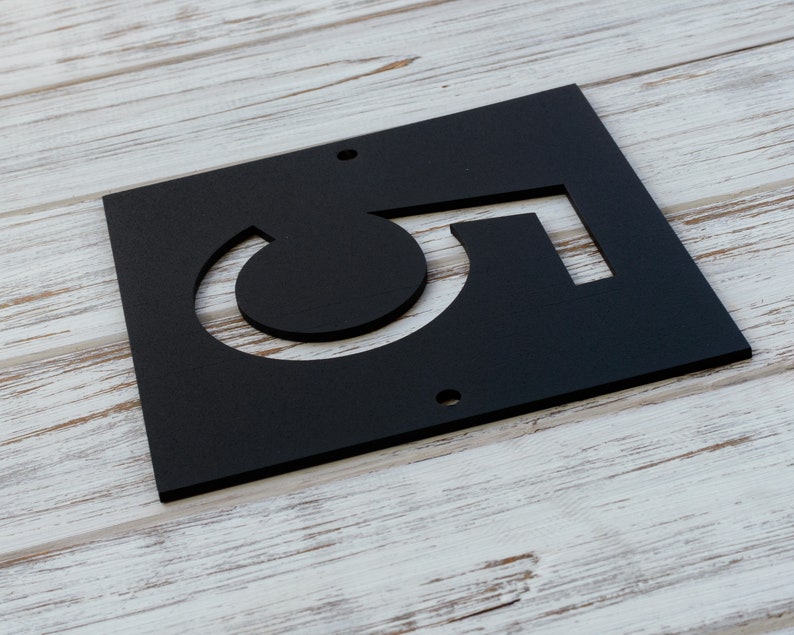 Metal House Numbers Modern Address Sign Address plaque | Etsy
