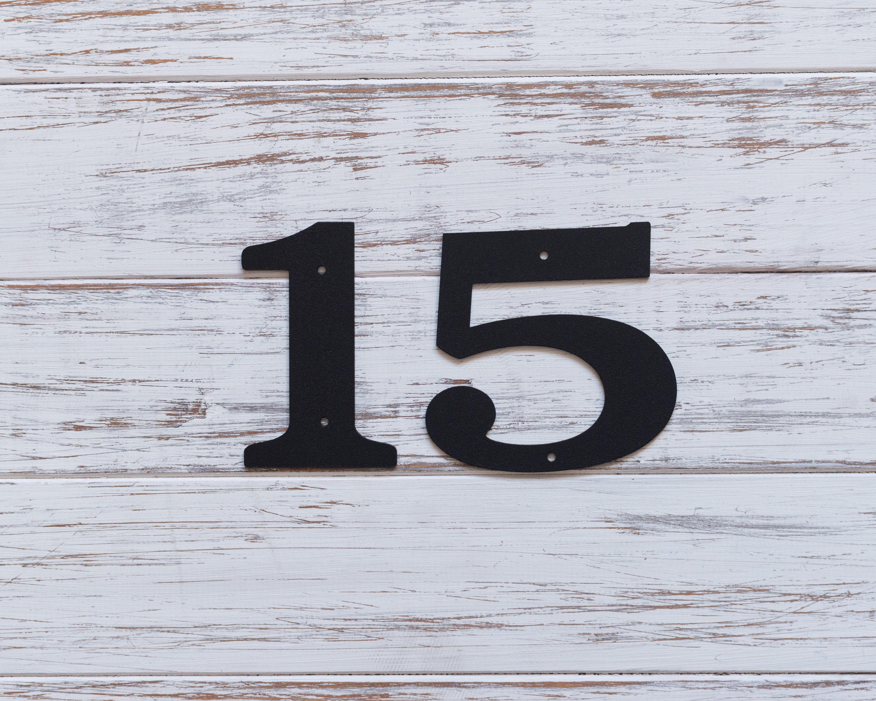 4 Inch Metal House Numbers and Letters Modern House Numbers | Etsy