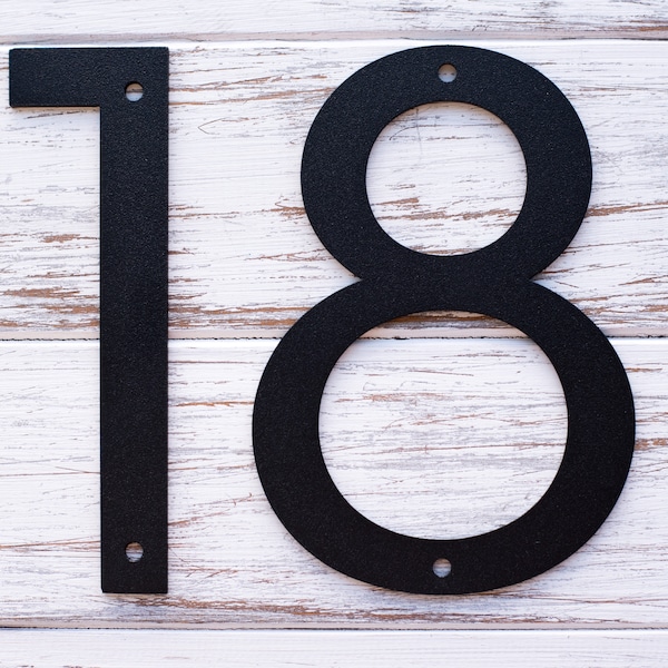 Metal House Numbers - Etsy