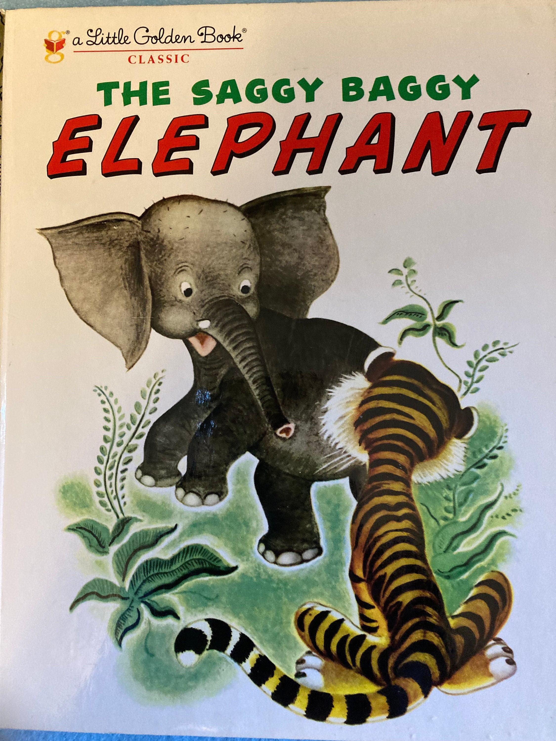 The Saggy Baggy Elephant little Golden Book Hardcover Picture Book ...