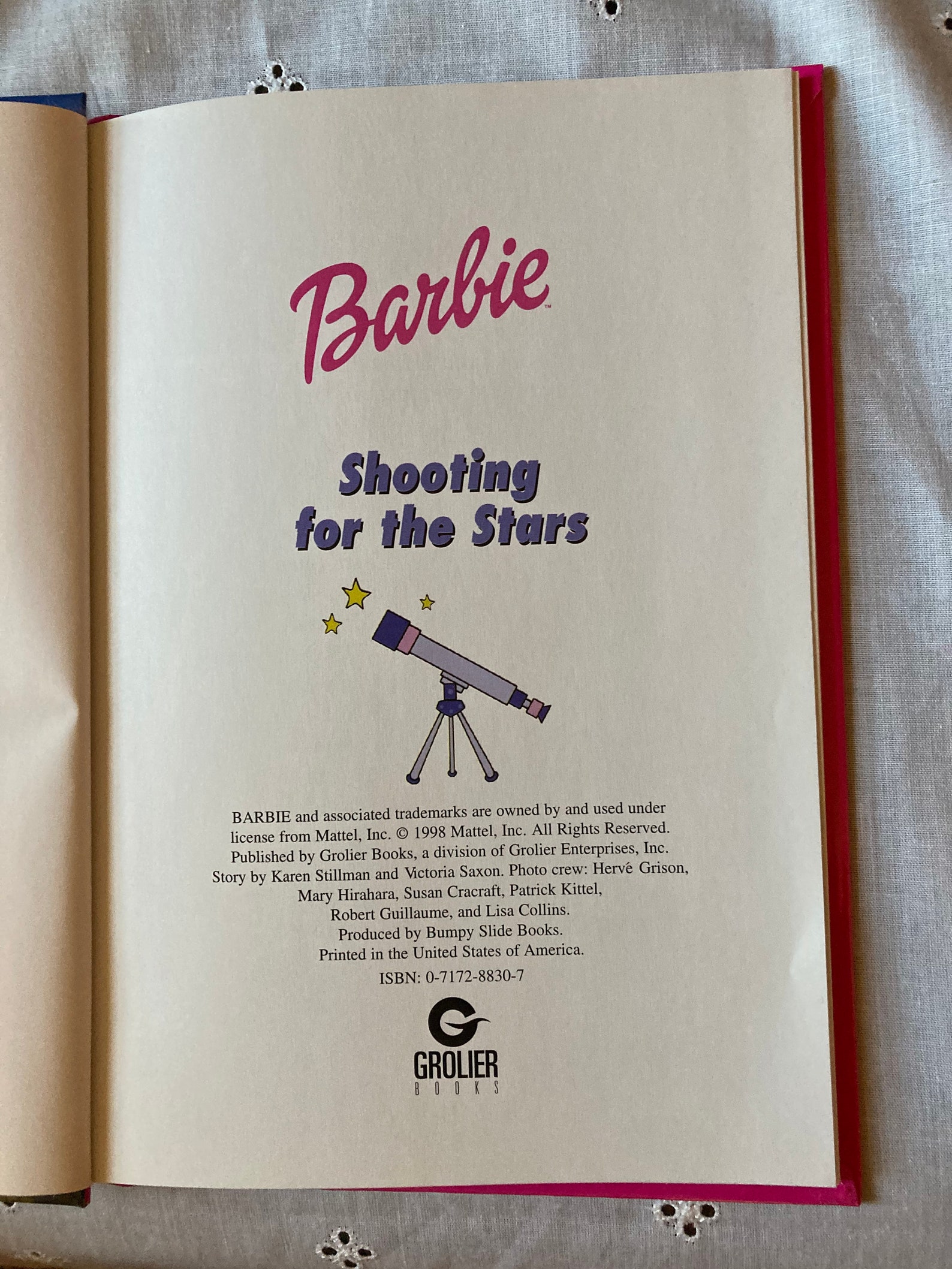 1998 Mattel Barbie Books Published by Grolier Books - Etsy
