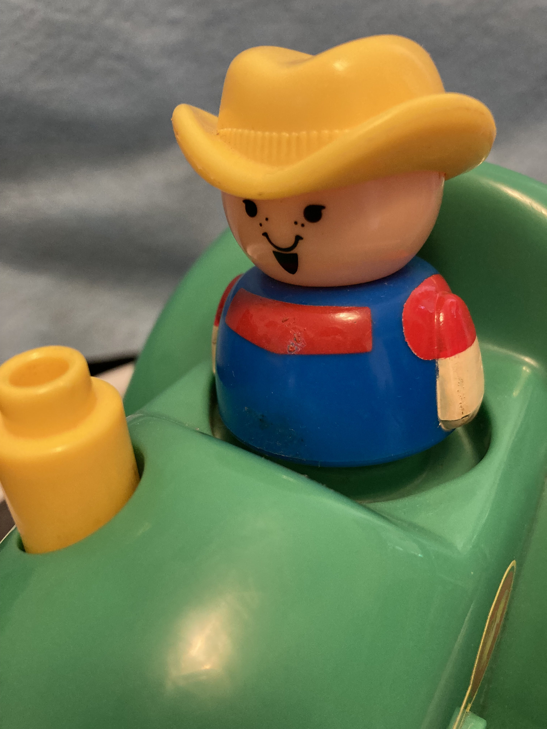 Vintage Shelcore Toy Tractor Rolls and Lights Flash 1998 Green - Etsy