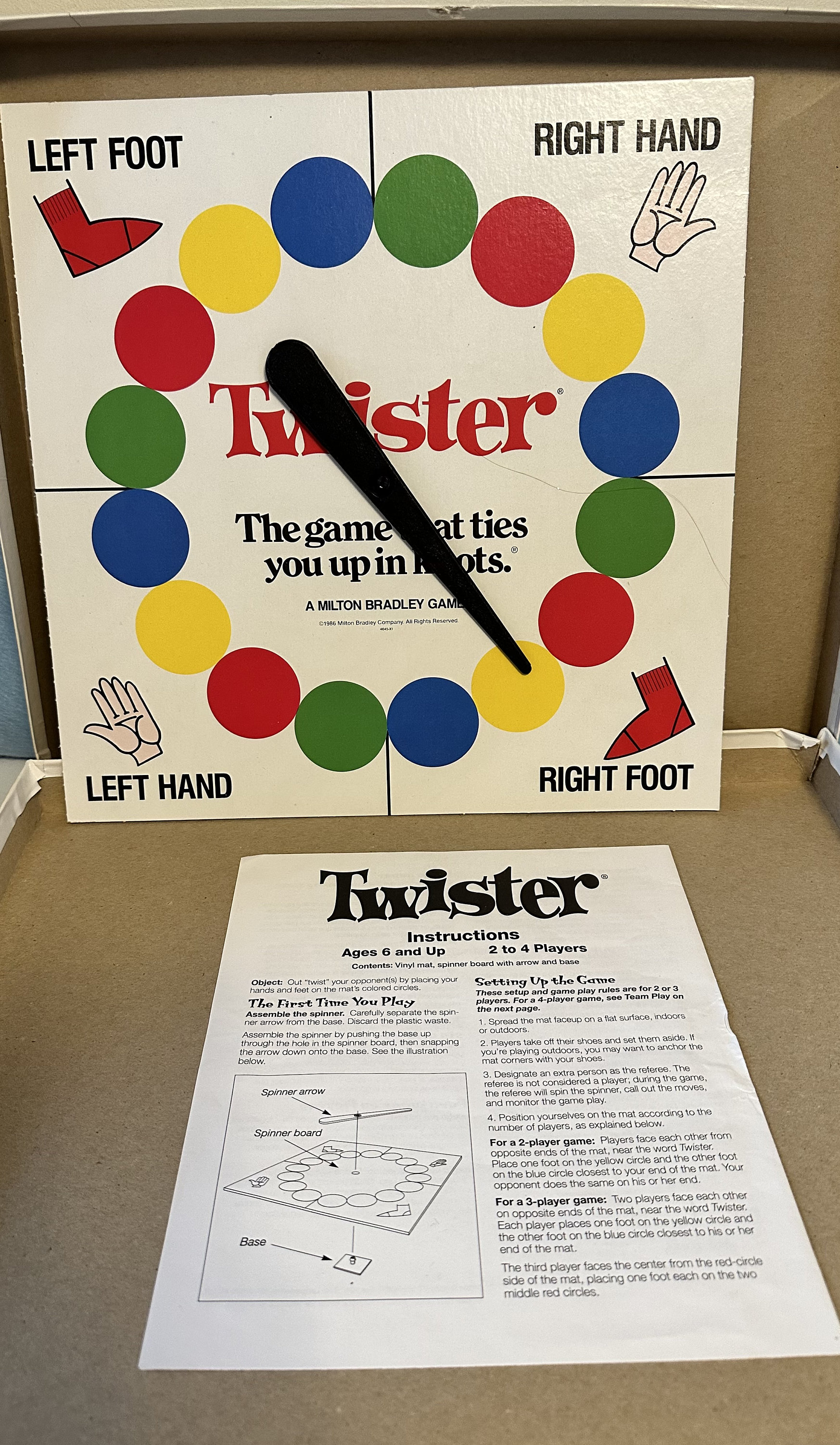 Twister the Game That Ties You up Into Knots Twister - Etsy