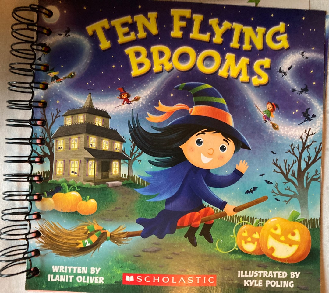 Ten Flying Brooms Journal A Great Halloween Journal Counting Journal - Etsy