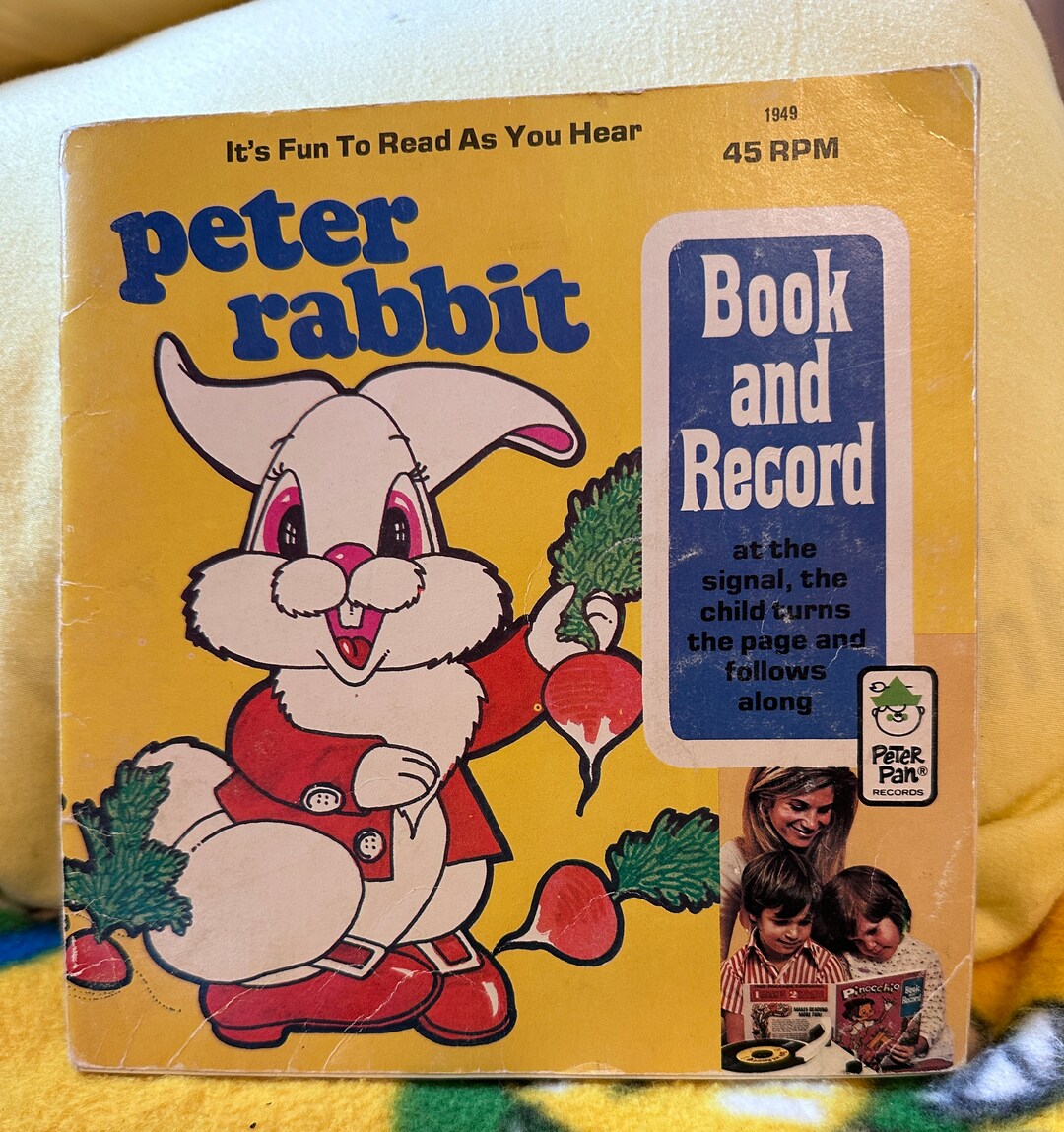 Peter Rabbit Book and Record A Peter Pan Record - Etsy