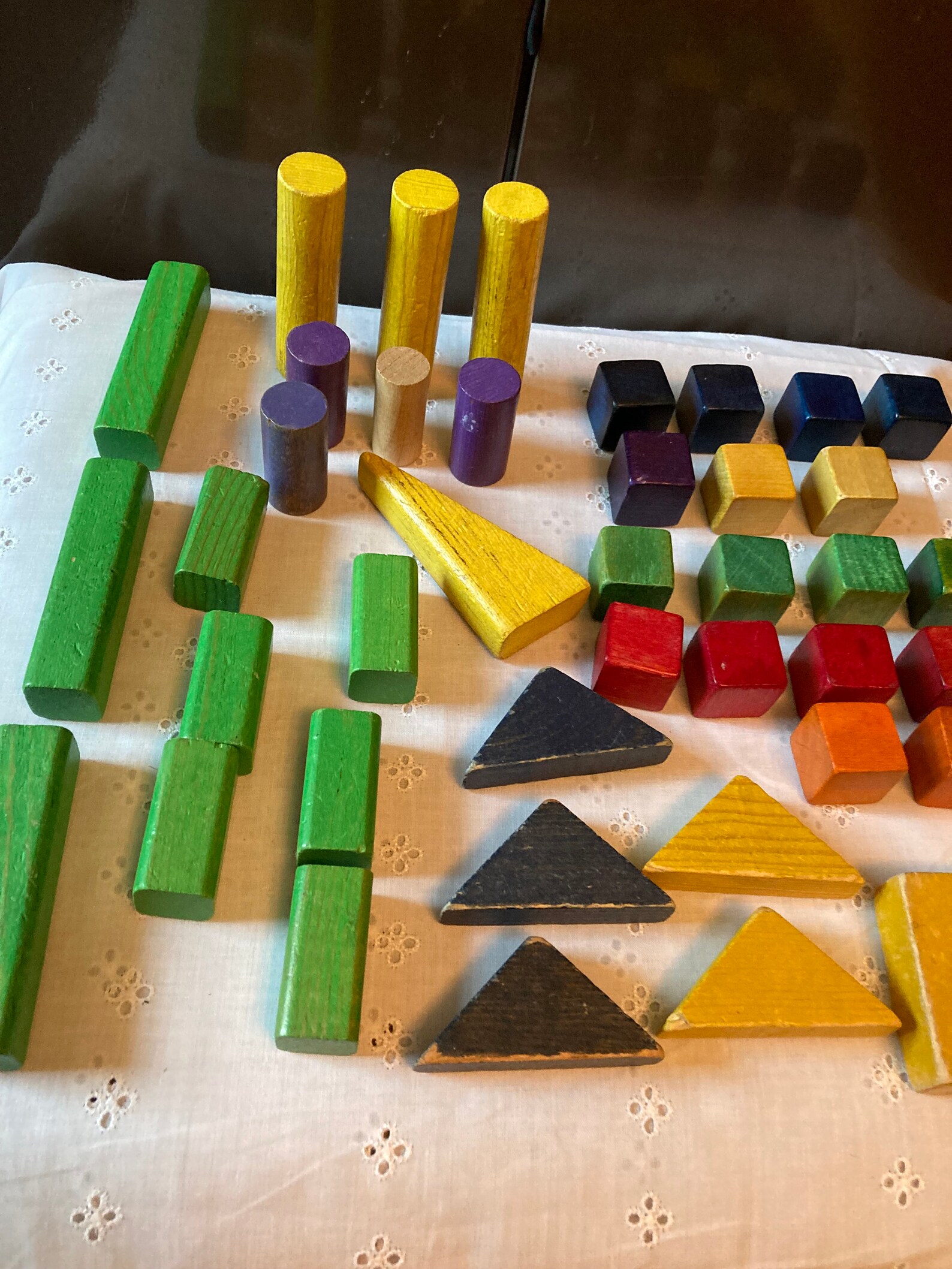 Playskool Colored Blocks Vintage 1969 Wooden Playskool Colored Blocks ...