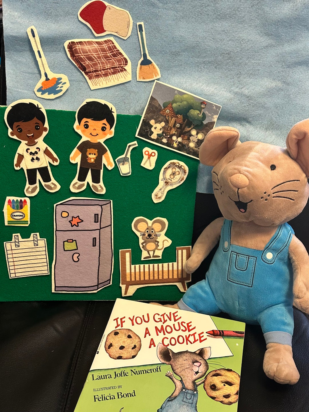 If You Give a Mouse a Cookie - Felt Story - Retell Story - Etsy