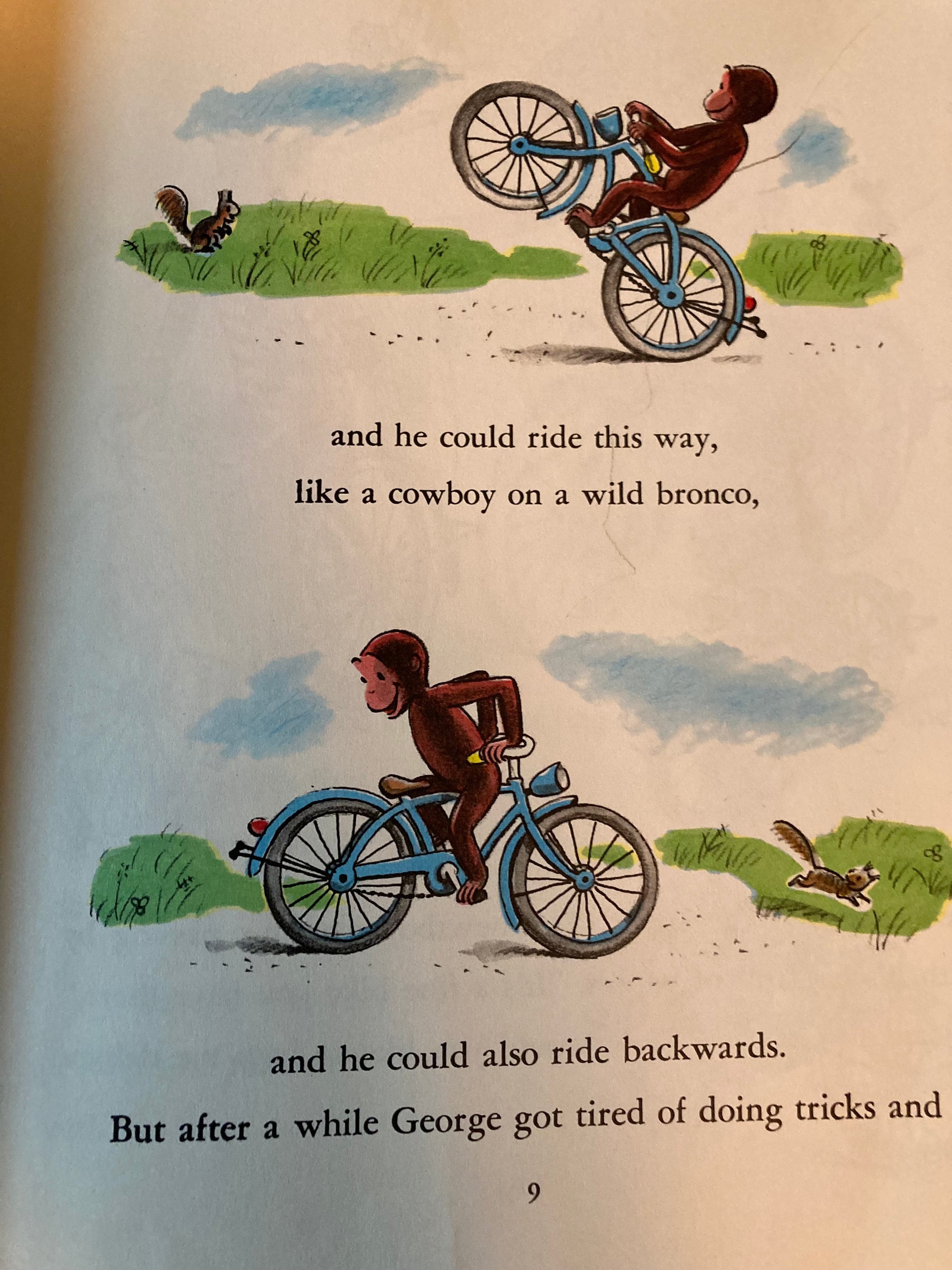 Curious George Rides a Bike Vintage 1980 Edition of Curious - Etsy