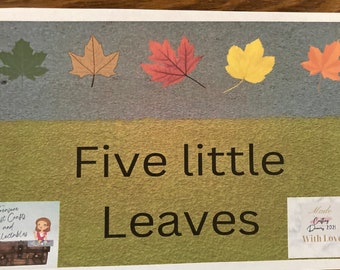 Fall Story Time Felt Set, Felt Story, Flannel Board Story, Teacher ...
