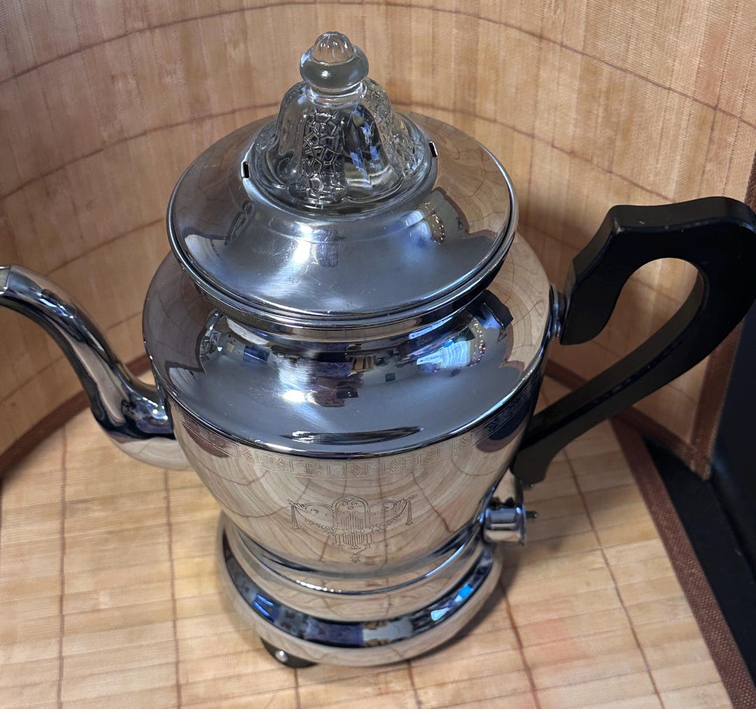 Vtg Mirro Aluminum 9382M Coffee Pot Art Deco - Etsy
