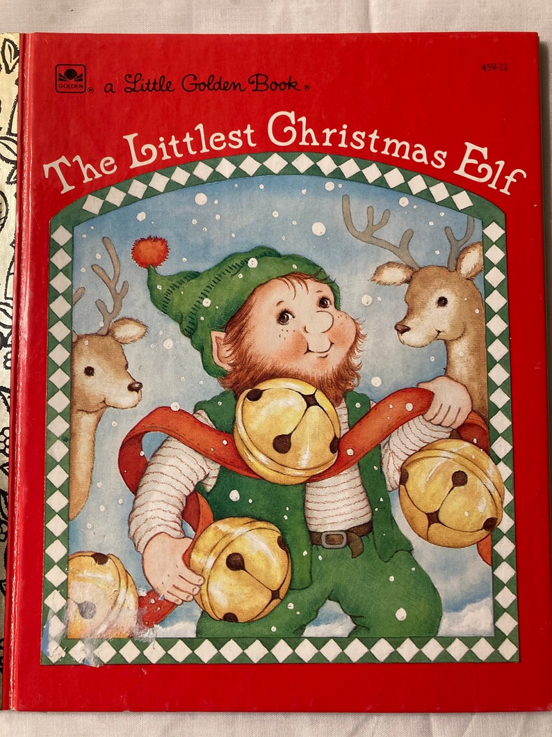 A Little Golden Book the Littlest Christmas Elf 1987 - Etsy
