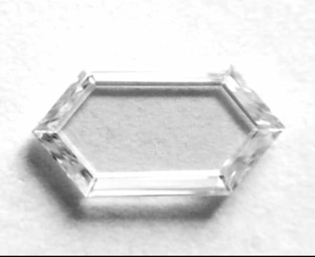 10 Pcs Crystal Quartz 11x6 Mm and 16x10mm Hexagon Shape Cutstone ...