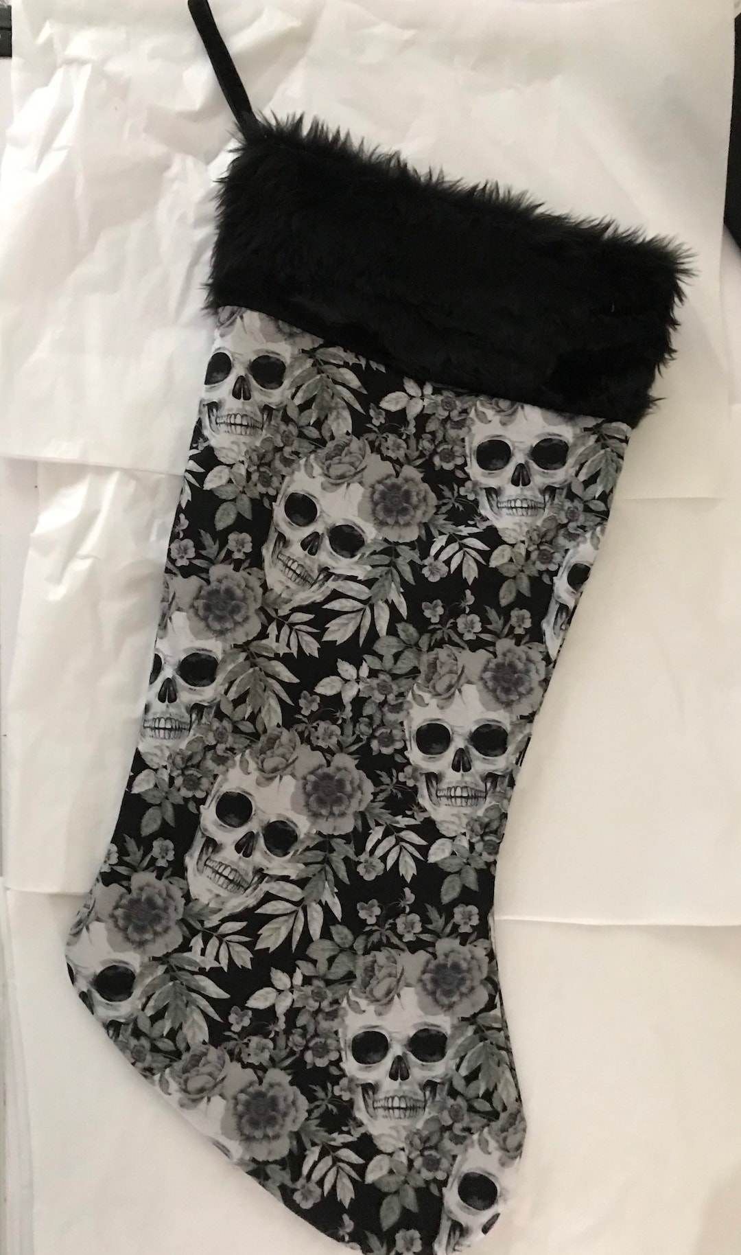 Gothic Style Christmas Stocking - Etsy