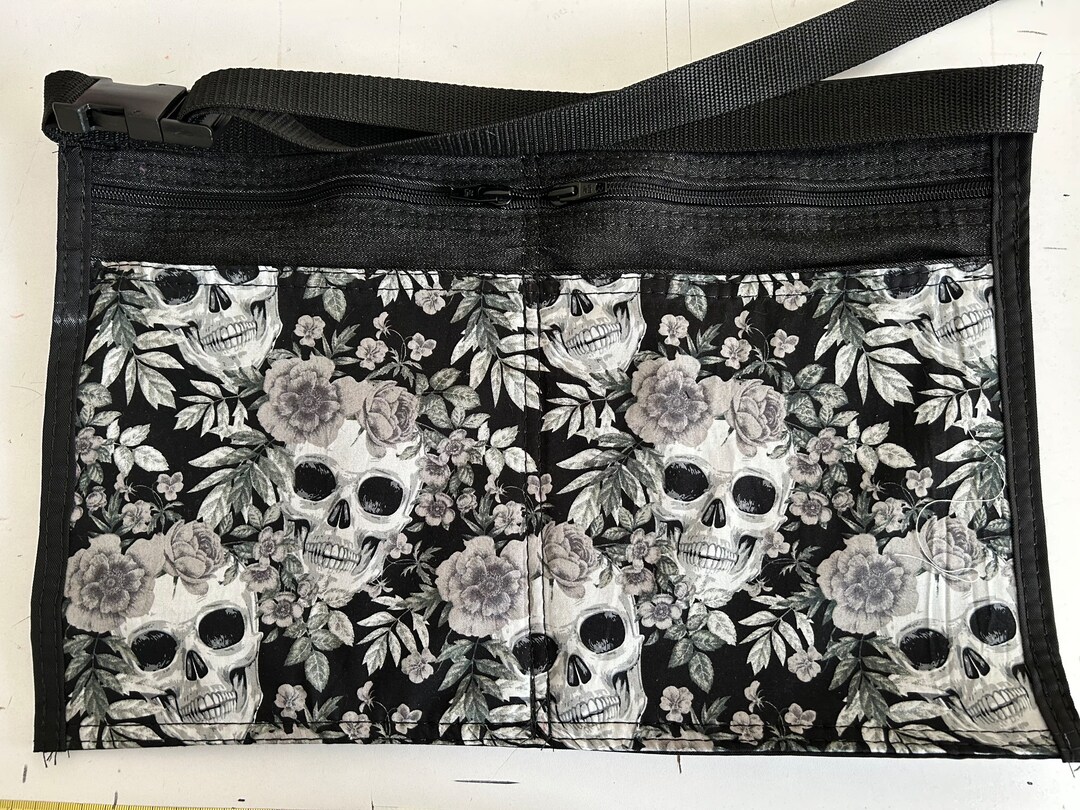 Black Denim Money Bag Pouch Market Trader Craft Fair - Etsy