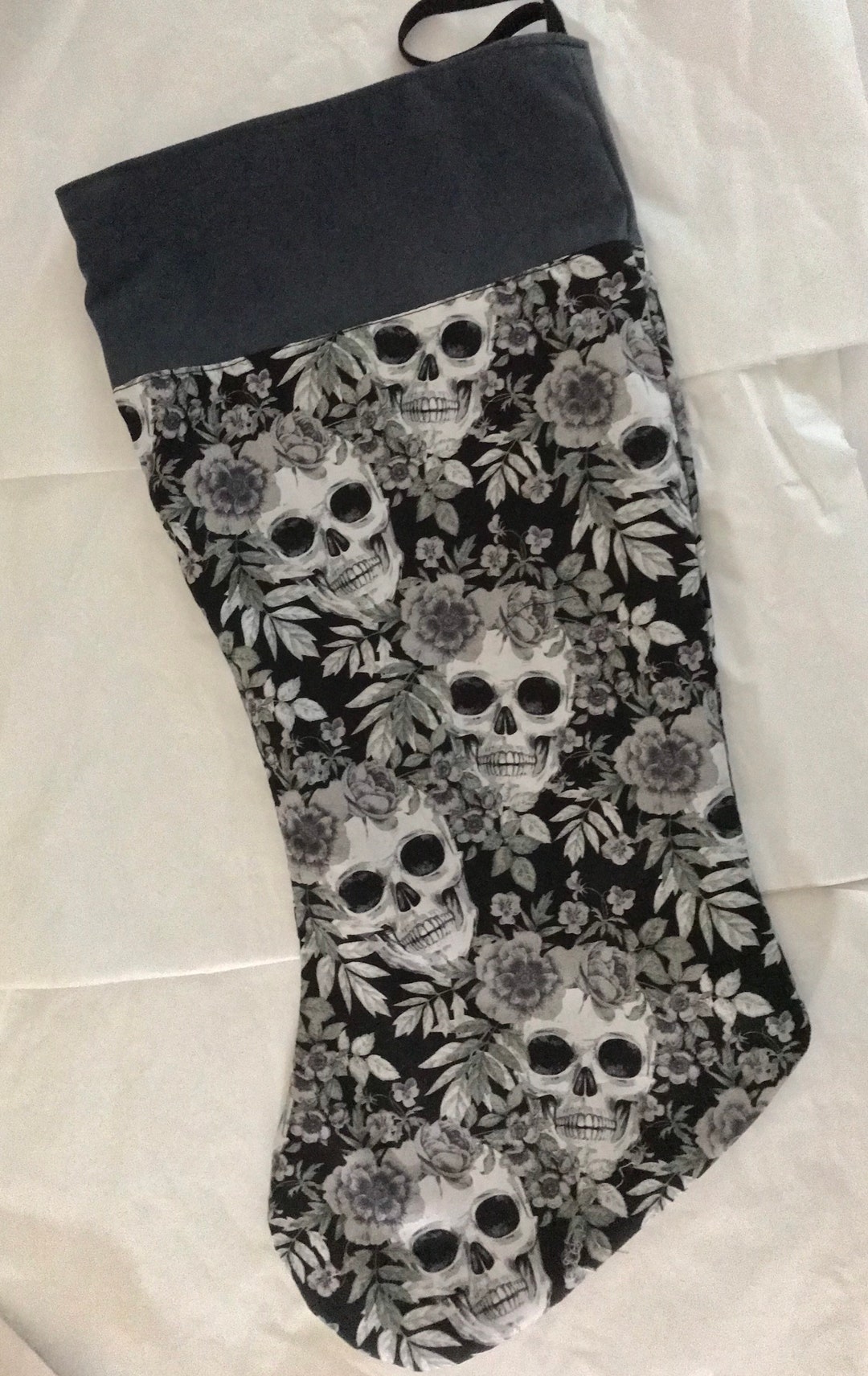 Gothic Style Christmas Stocking - Etsy