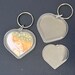 Acrylic Heart Shaped 2 Part Photo Fillable Keychain/keyring 1/2/5 - Etsy
