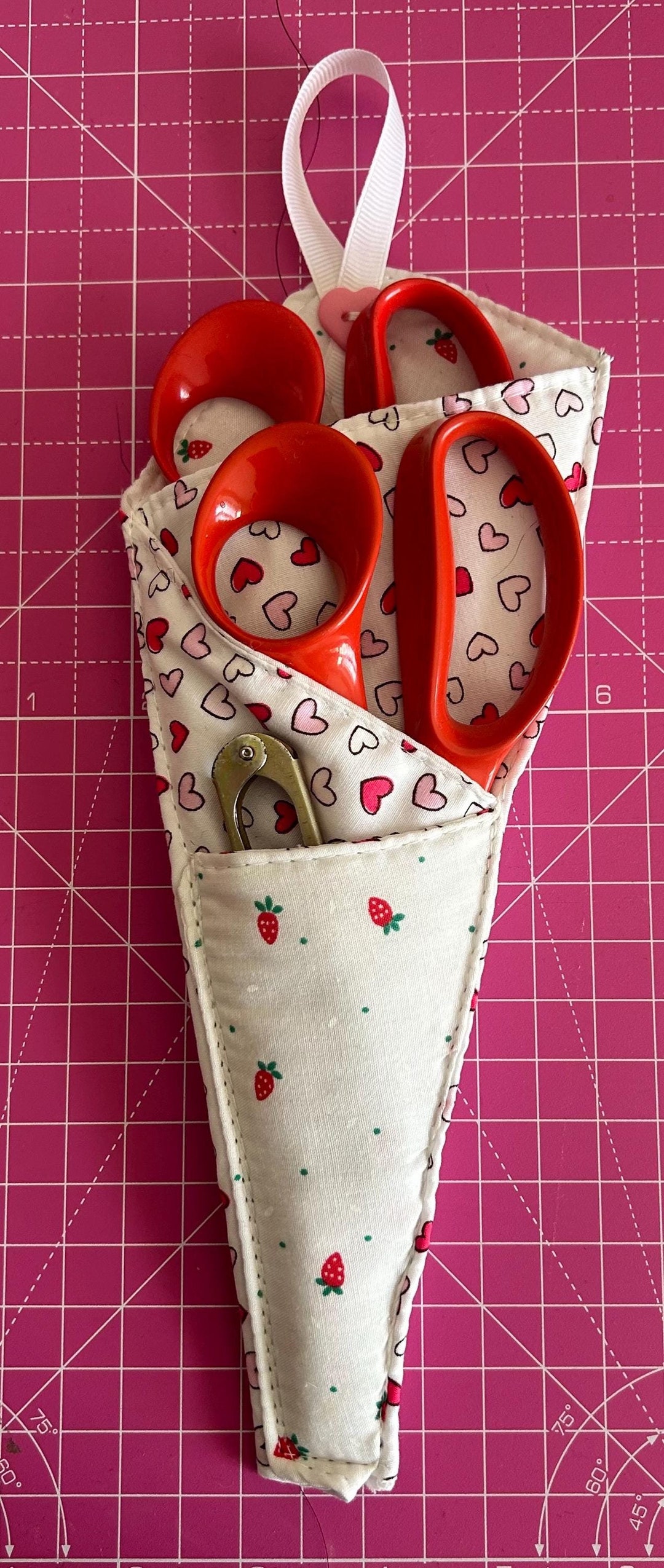 Large Triple Scissor Holder Padded Scissor Holder Scissor Pouch ...