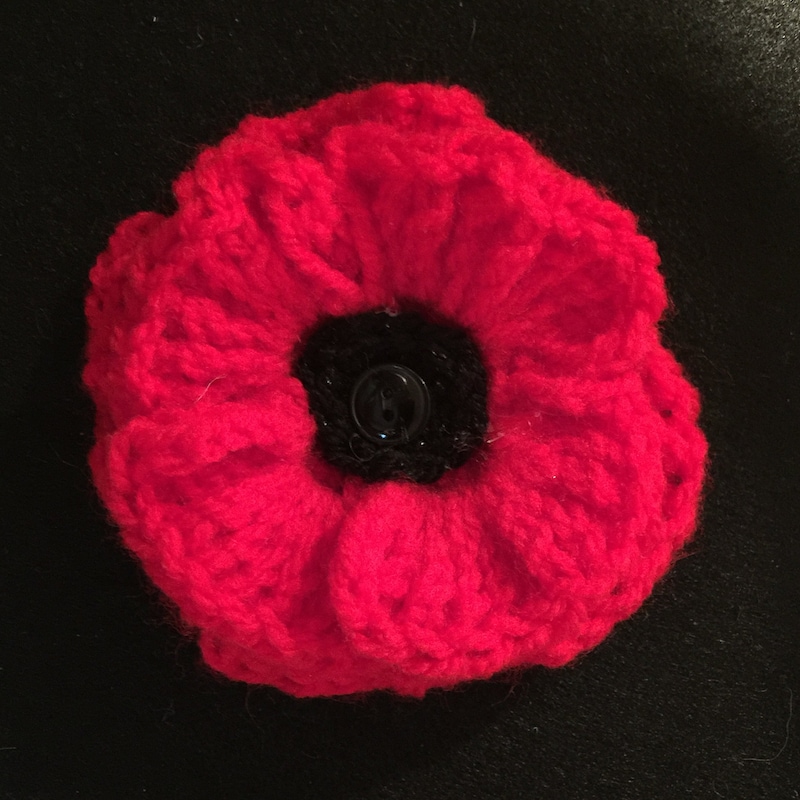 Purple Crochet Poppies - Etsy UK