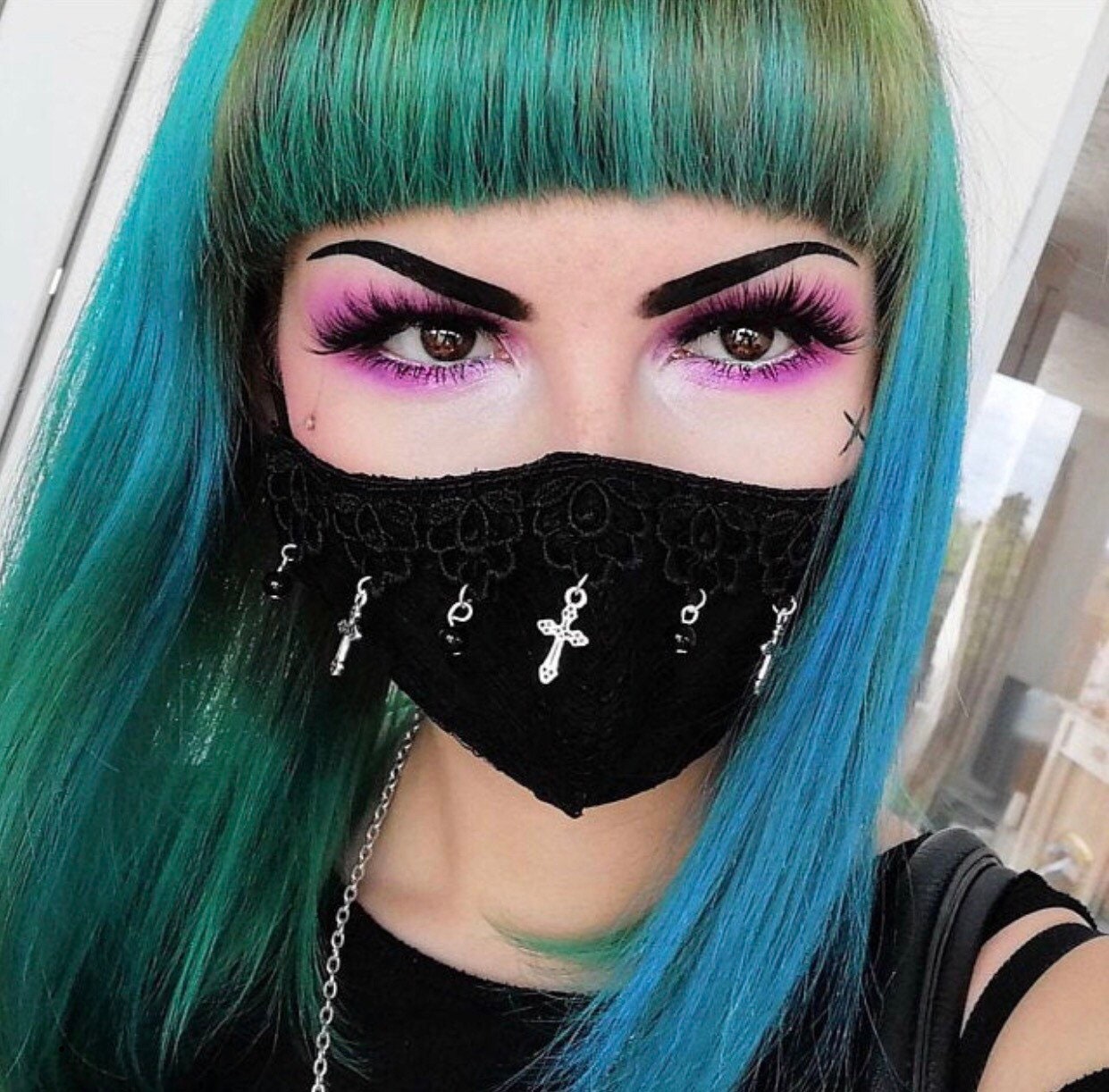 Handmade Gothic Cotton Washable Face Covering/masks | Etsy